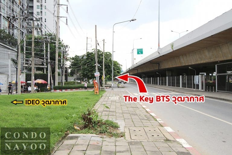 รีวิว คอนโด THE KEY วุฒากาศ ใกล้รถไฟฟ้า BTS วุฒากาศ 140 เมตร ...