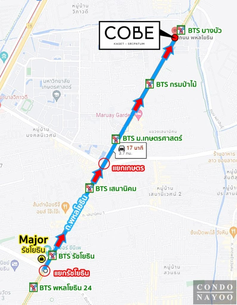 EP.515 รีวิว COBE เกษตร-ศรีปทุม คอนโดใหม่ ติด BTS บางบัว ตรงข้าม ม.ศรีปทุม ห้องเพดานสูง 4.7 ม. ...