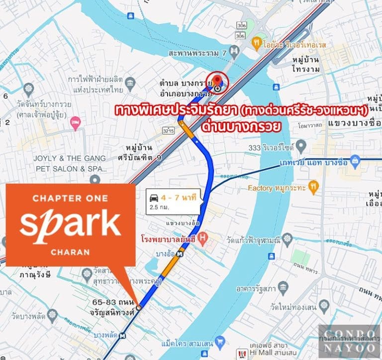 รีวิว Chapter One Spark Charan คอนโดใหม่ ใกล้ MRT บางพลัด เพียง 150 ม.* พร้อมพื้นที่สีเขียวเกือบ ...