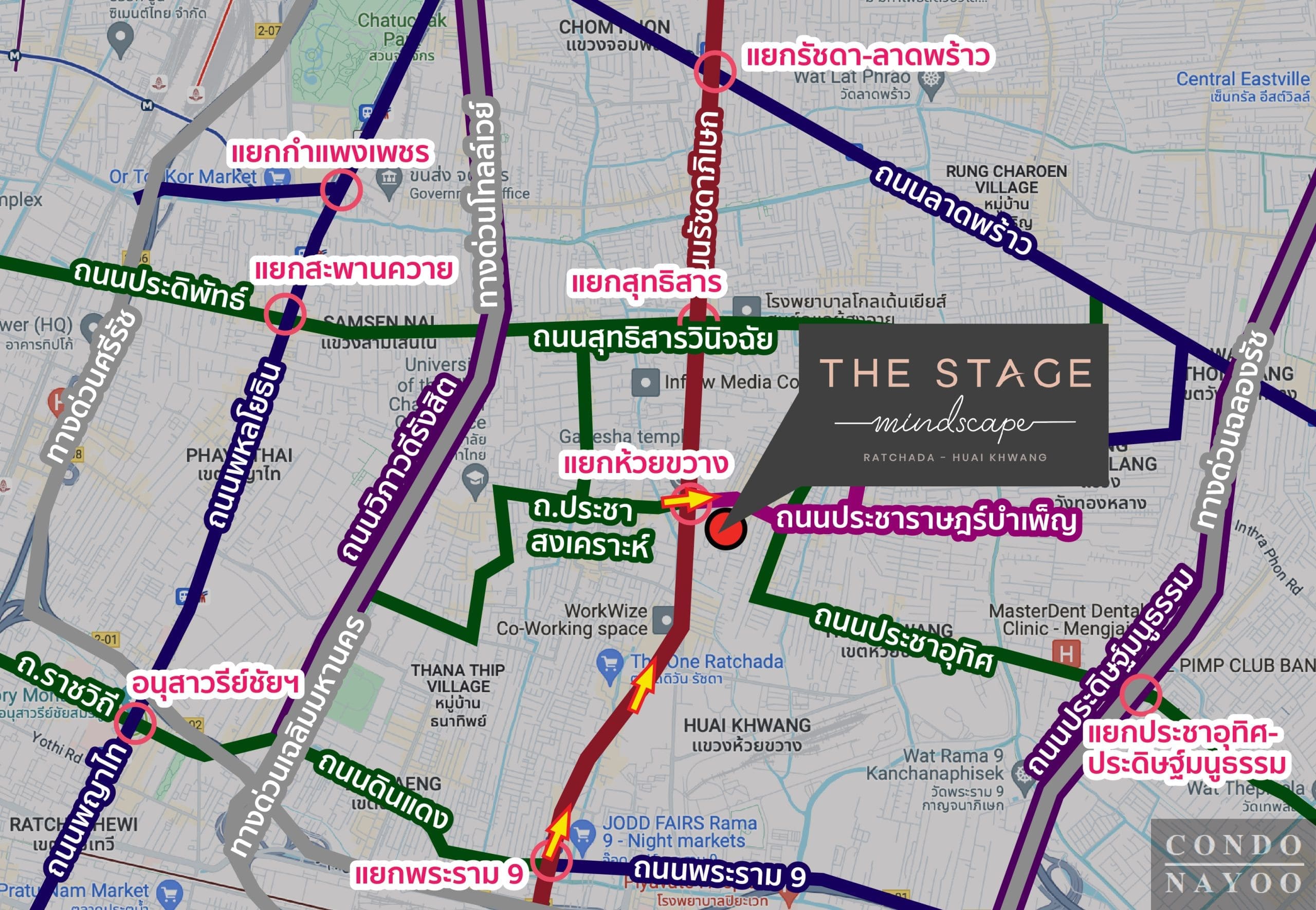 EP.521 รีวิว THE STAGE Mindscape รัชดา-ห้วยขวาง คอนโดพร้อมอยู่ 250 ม.* MRT ห้วยขวาง จัดเต็ม ...
