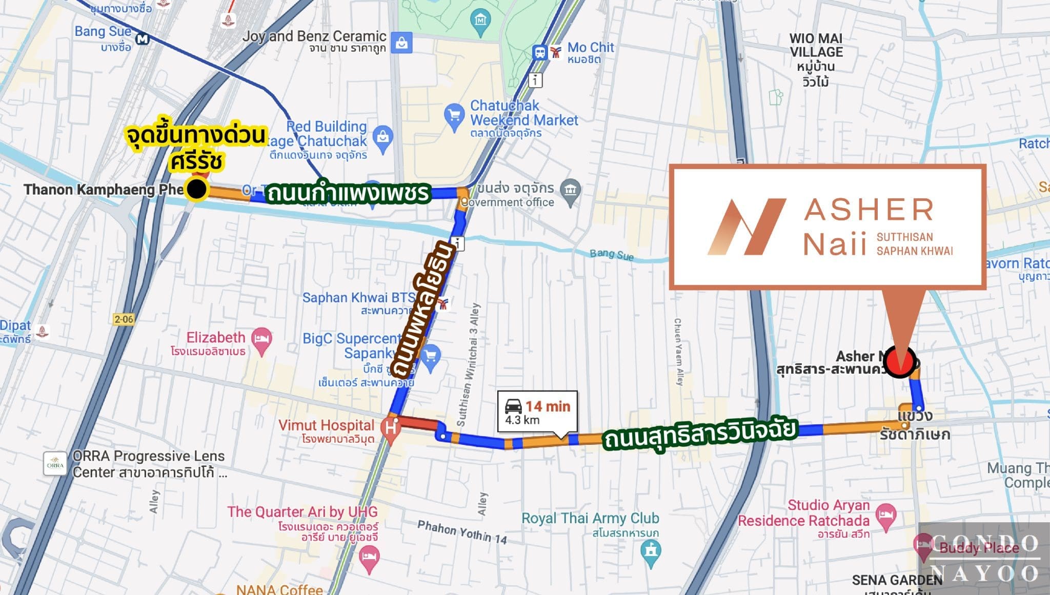 EP.531 รีวิว Asher Naii สุทธิสาร-สะพานควาย คอนโดใหม่เป็นส่วนตัว ฟังก์ชันตอบโจทย์ ใกล้รถไฟฟ้า MRT ...