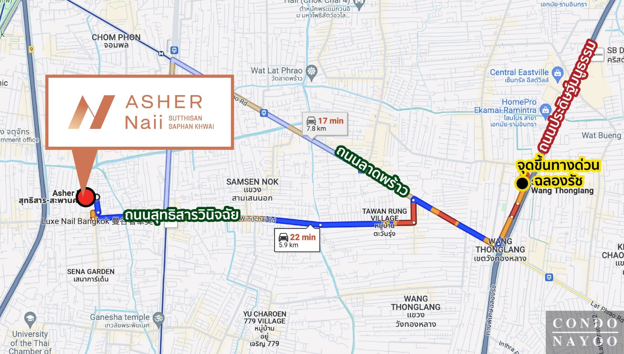 EP.531 รีวิว Asher Naii สุทธิสาร-สะพานควาย คอนโดใหม่เป็นส่วนตัว ฟังก์ชันตอบโจทย์ ใกล้รถไฟฟ้า MRT ...