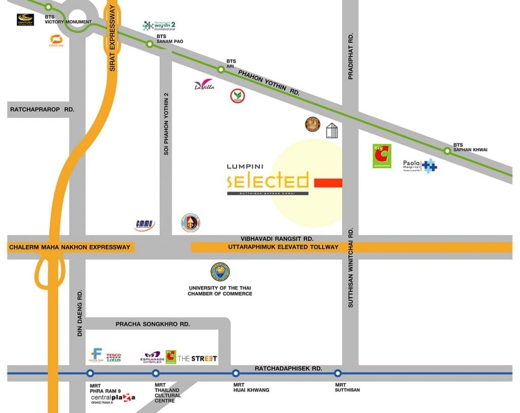 รีวิว Lumpini Selected สุทธิสาร-สะพานควาย คอนโดพร้อมอยู่ ใกล้ BTS สะพาน ...